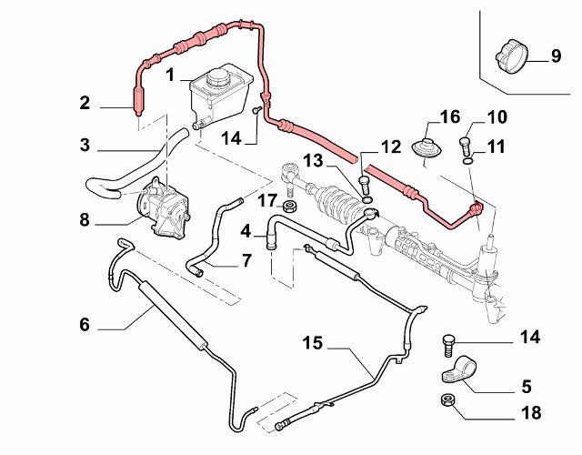 Power Steering Pipes 50509274